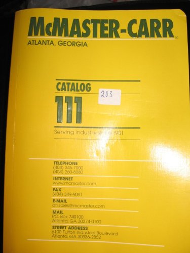 MCMASTER-CARR ATLANTA, GEORGIA ; CATALOG 111: McMaster-Carr: Amazon.com ...
