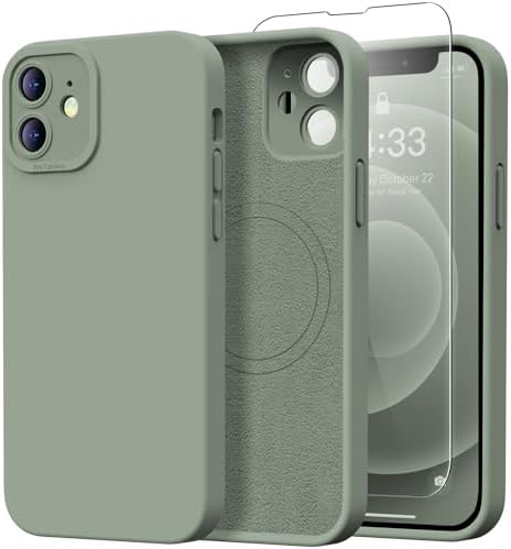 Amazon.com: Hitaoyou iPhone 12 Case Magsafe, iPhone 12 Camera ...