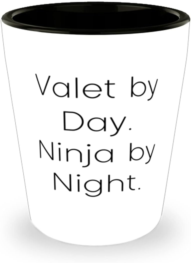 Amazon.com | Brilliant Valet Gifts, Valet by Day. Ninja by Night, Joke ...