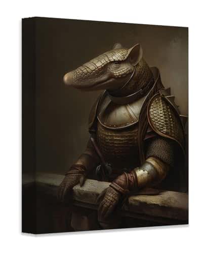 Amazon.com: Sir Armorscale 16x20 Poster Armadillo Knight Warrior Portrait-Medieval Army Soldier ...