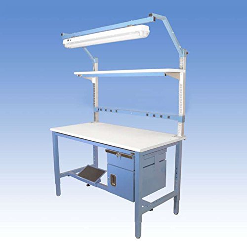 Amazon.com: Adjustable Height ESD-Safe Heavy Duty Workbench with 5000 ...
