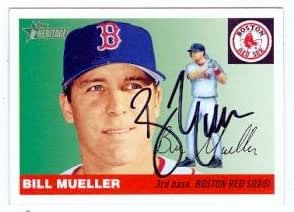 Amazon.com: Bill Mueller autographed baseball card (Boston Red Sox ...