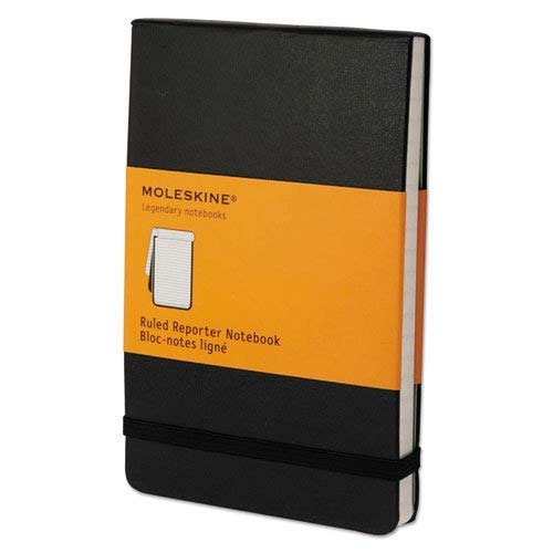 Reporter Notebook, Ruled, 3 1/2 x 5 1/2, Black Cover, 192 Sheets ...