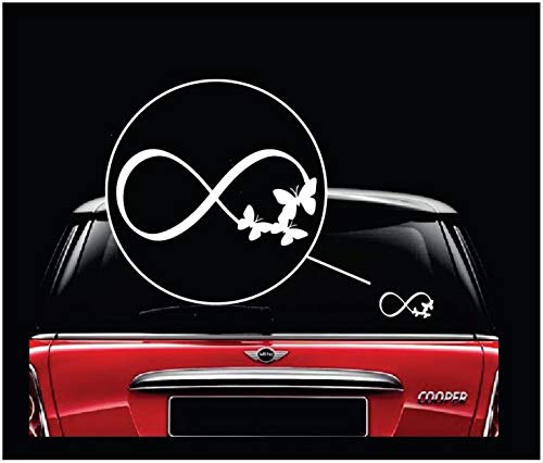 SIGN EVER Butterfly Car Stickers Back Side Window Graphics Vinyl Decals ...