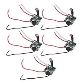 Amazon.com: Light Sensor Relay Module, 5Pcs DC 3V‑30V Sound Control ...
