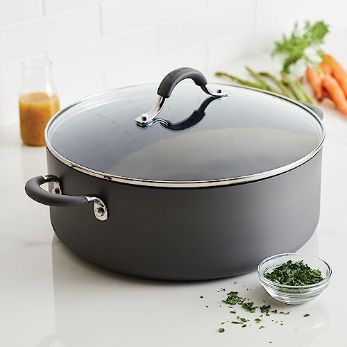 Circulon 83908 Radiance Hard Anodized Nonstick Stock Pot/Stockpot with ...