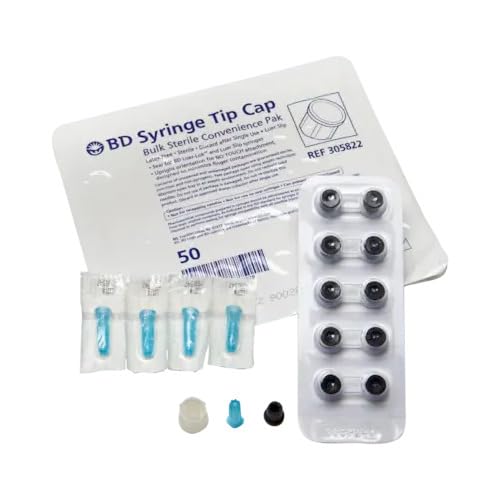 Amazon.com: BD 20A00A833PK, Syringe Tip Cap with Luer Tip, Sterile ...