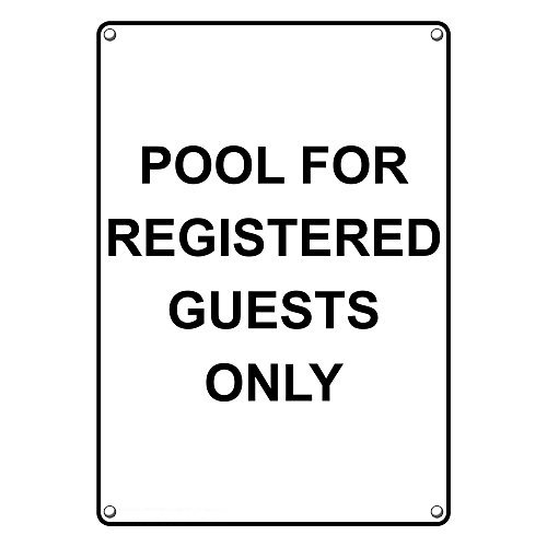 Amazon.com: Weatherproof Plastic Vertical Pool for Registered Guests ...