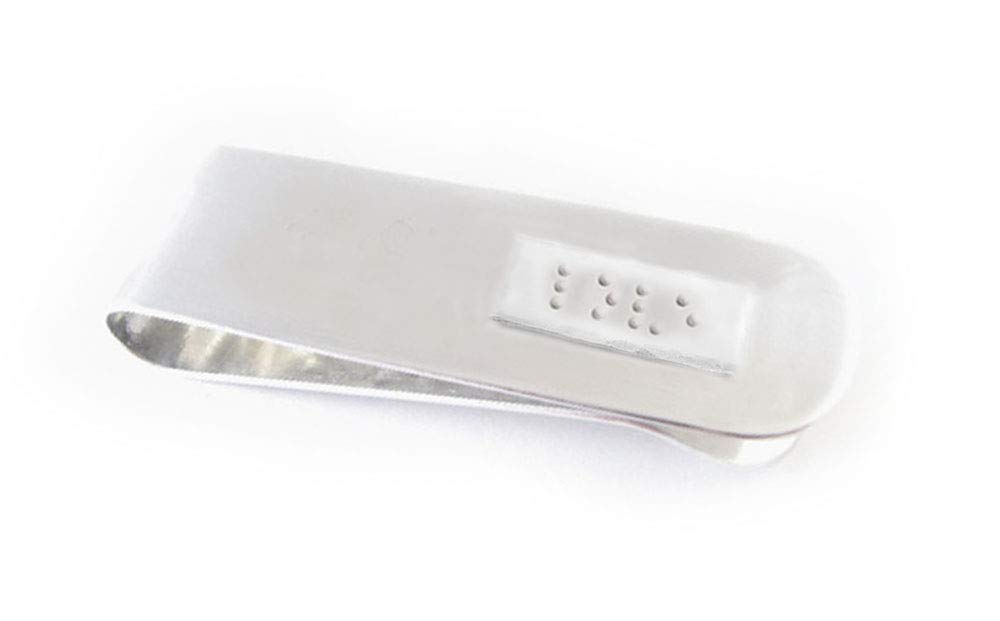Amazon.com: Braille in love Money Clip, Hand Stamped Money Holder ...