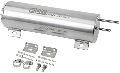 Amazon.com: PQY Radiator Coolant Overflow Puke Tank Polished Stainless ...