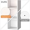 Amazon.com: VAFHYLLIS 5 Cube Storage Organizer, 5 Tier Vertical Cube ...