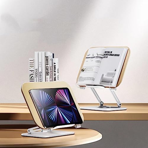 Dovr Book Stand for Reading,Rotating Book Holder Multi Heights Angles ...