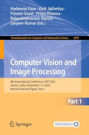 Amazon.com: Computer Vision and Image Processing: 8th International ...