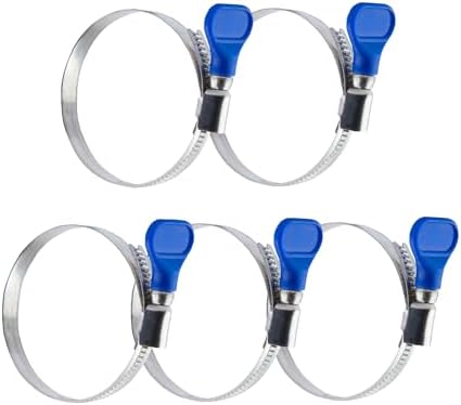 POWERTEC 70332 3 Inch Key Hose Clamp, Thumb Screw Key Adjustable ...