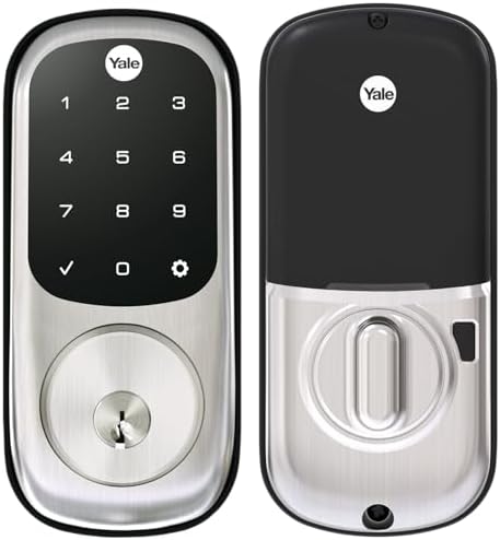 Yale Assure Deadbolt Lock with Touchscreen, Satin Nickel Digital Non ...