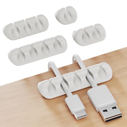 Snapklik.com : Adhesive Desktop Cable Organizer Versatile Cord Holders ...