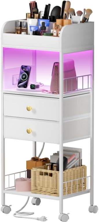 Amazon.com: HapiRm Floor Makeup Organizer Storage - Vanity Skincare ...