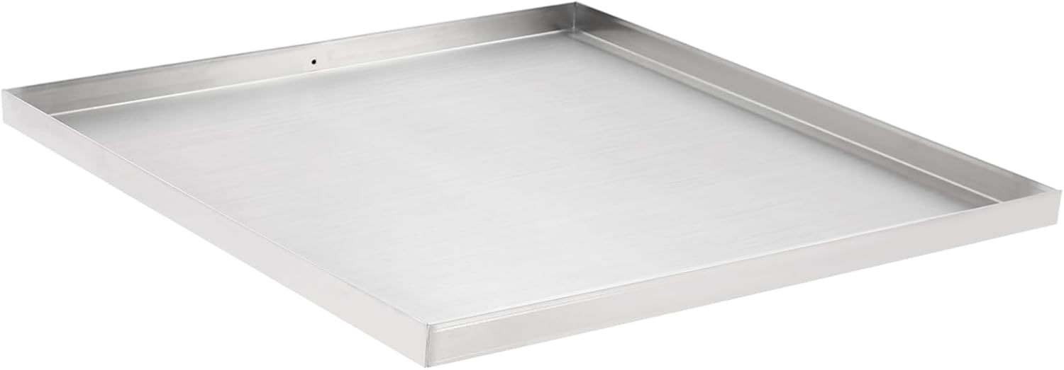 Amazon.com: 30 x 30 x 1.5 Inch Washing Machine Pan 304 Stainless Steel ...