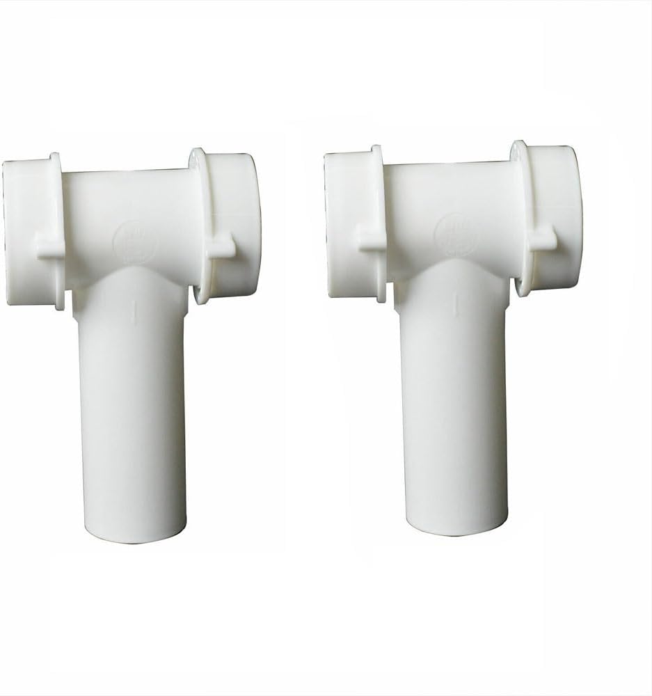 GULUANT 2 Pack Replacement 1-1/2 Inch Plastic Tubular C.O Slip Joint ...