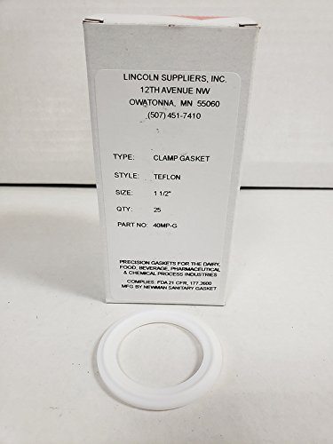 1.5" TRI CLAMP TEFLON CIP GASKET: Amazon.com: Industrial & Scientific