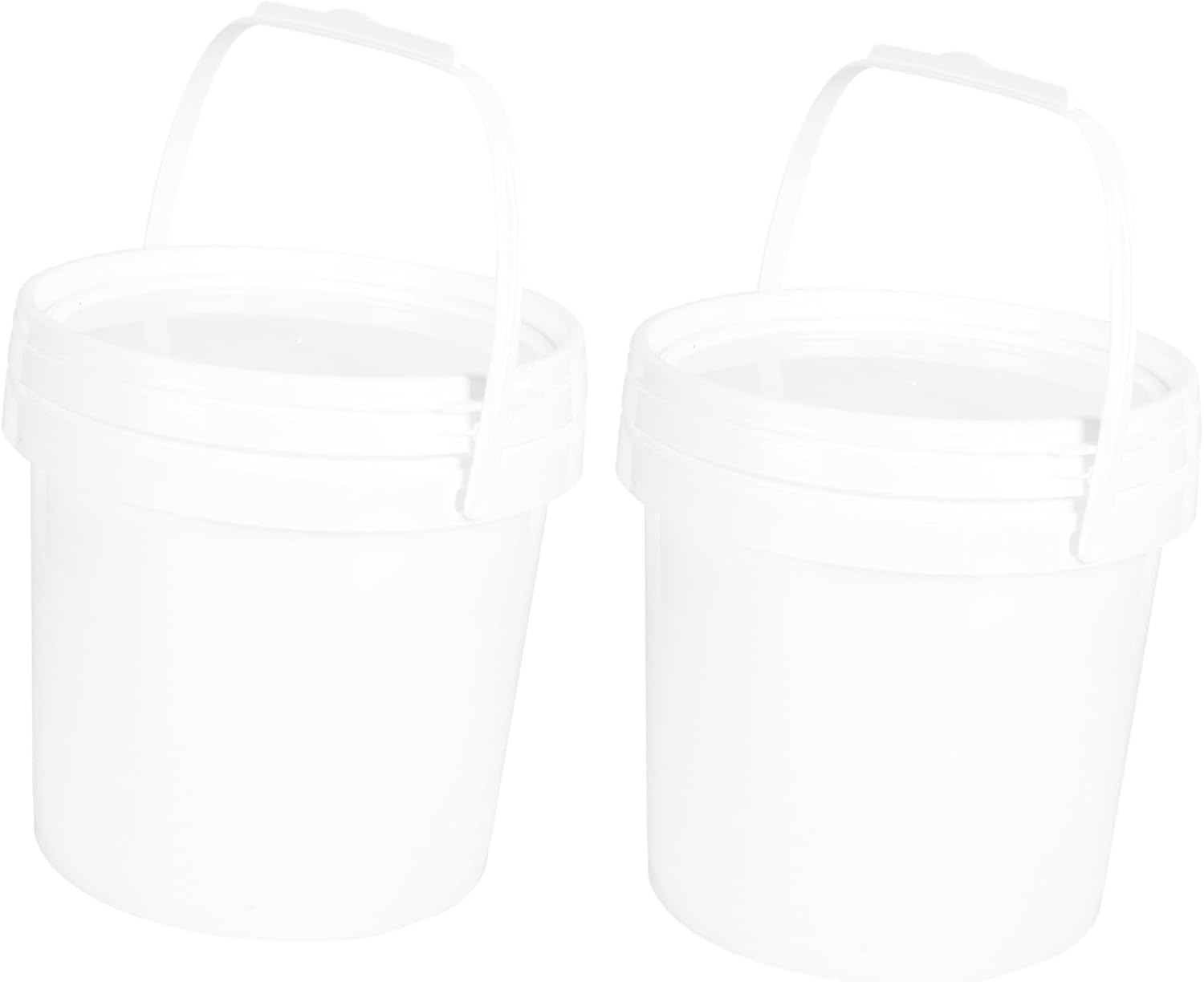 Amazon.com: Artibetter 2pcs Paint Bucket Clear Container with Lid ...