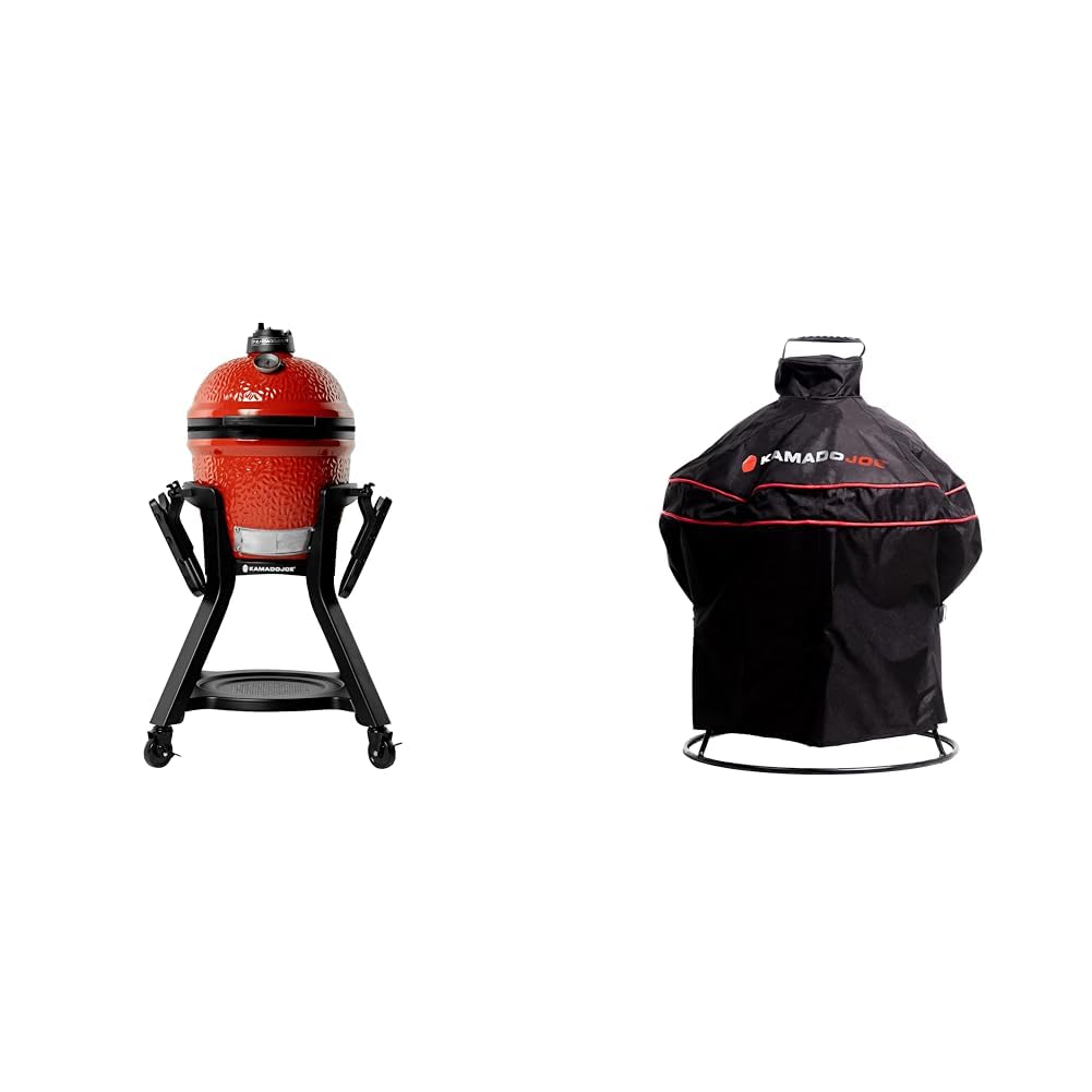 Amazon.com : Kamado Joe Joe Jr 13.5" Grill & Cart Stand Bundle : Patio ...