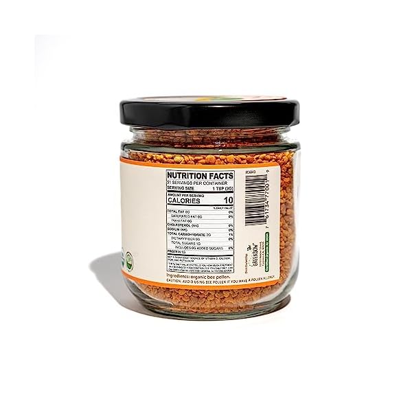 Greenbow Organic Bee Pollen - 100% USDA Certified Organic, Non-GMO ...