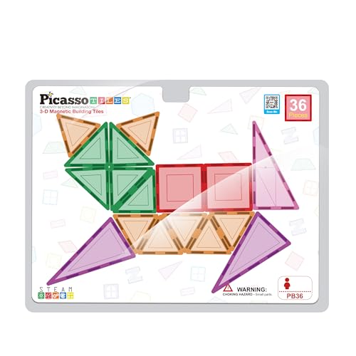 Snapklik.com : 36pc Magnet Tile Building Block Set Magnetic ...