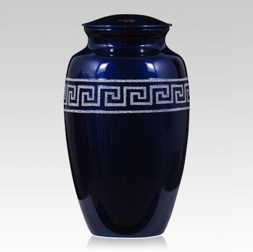 Amazon.com: Greek Key Metal Cremation Urn : Home & Kitchen