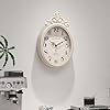 Amazon.com: Abdurey Small French Retro Decorative Wall Clock, Ivory ...