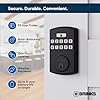 BRINKS Keyless Entry Door Deadbolt, High-Security Keypad Door Lock, 50 ...