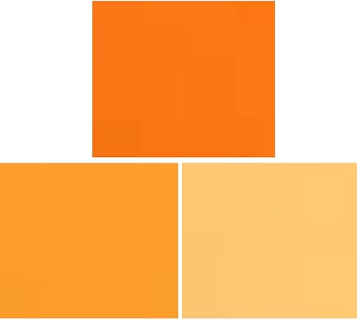 Amazon.com : Orange Color Correction Gel Filter Sheet 16x20 inches Kit ...
