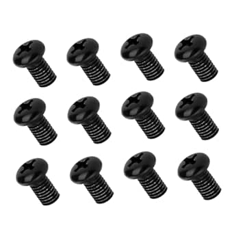 12pcs Rear License Plate Screws M5-0.8x8mm, Car Plate Screw Stainless ...