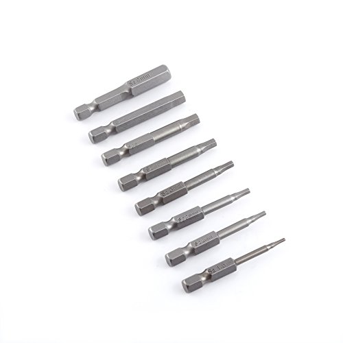 Inner Hex Head Magnetic Screwdriver Bits, 8pcs 50mm S2 alloy steel ...