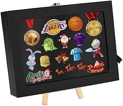 Amazon.com: Dustproof Pin Display Case PU Leather 8''x6'' Pin Display ...