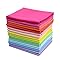 Amazon.com: iNee Bright Solid Fat Quarters Quilting Fabric Bundles, 18 ...