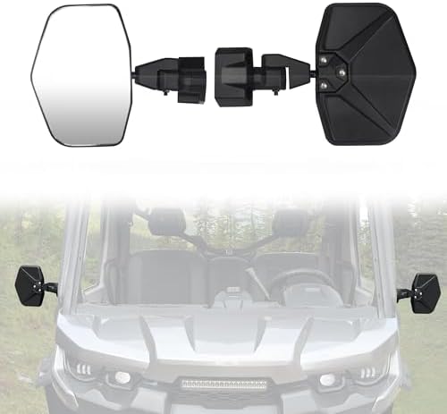 Amazon.com: CUSAUTV Aluminum Shell Side Mirrors Compatible with 2016 ...