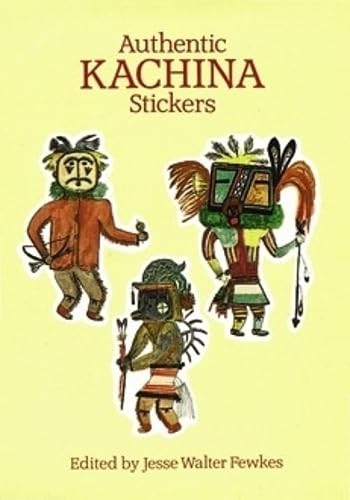 Authentic Kachina Stickers: 22 Full-Color Pressure-Sensitive Designs ...
