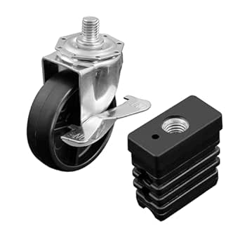 Amazon.com : G515-0082-W1 Grill Wheels Replacement Parts for Charbroil ...