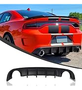 Amazon.com: KETAI Rear Diffuser Compatible with 2015-2023 Dodge Charger ...