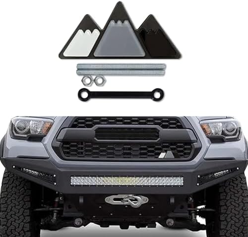 Amazon.com: AICEL Tri-Color Grille Emblem for Car, 3 Color Snow ...