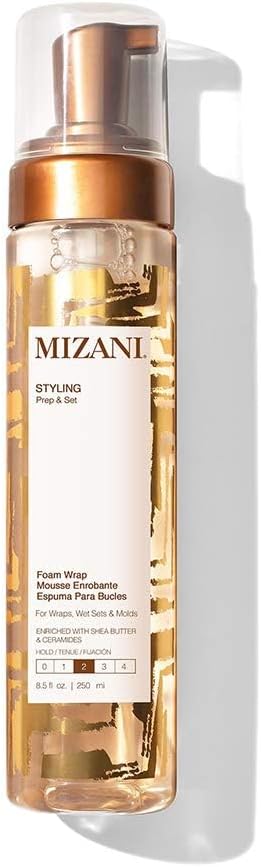 Mizani Styling Mousse, For Wavy To Curly Hair, Preps Hair For Wraps ...