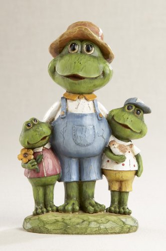 Amazon.com : 8" Resin Dad Frog w/ Tads : Nursery Decor Products : Baby