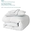 Amazon.com: Breathable & Soft Twin Duvet Cover Set with Zipper-Grey ...