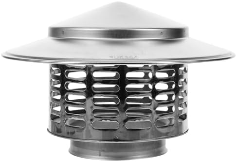 Amazon.com: MAGICLULU Smoke Exhaust Rain Cap Roof Vent Cap 7 Inch Round ...