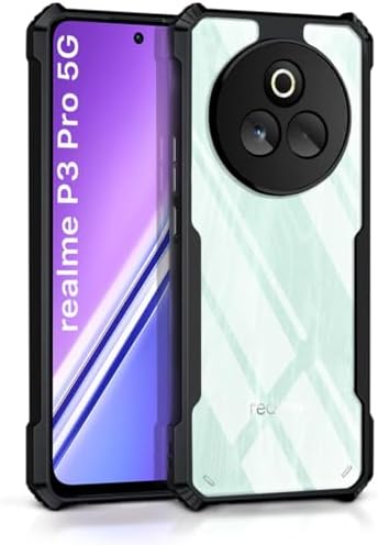 SPAZY CASE® Realme P3 Pro 5G Back Cover | Transparent Crystal Clear ...