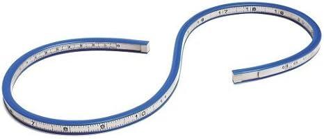 Precise & Easy to Mark Flexible Curve 16-Inch/40cm, Flex Design Rule ...