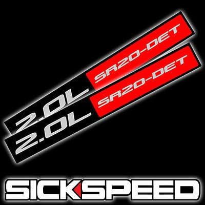Amazon.com: 2X Black/Red Metal 2.0L Sr20det Engine Race Motor Swap ...