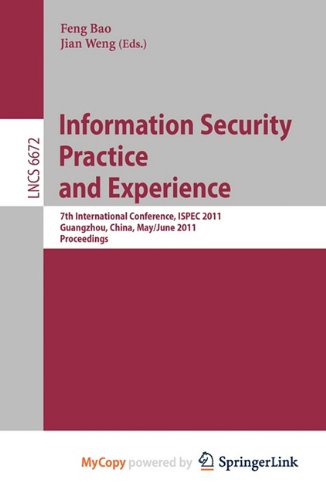 Amazon.com: Information Security Practice and Experience: 9783642210327 ...