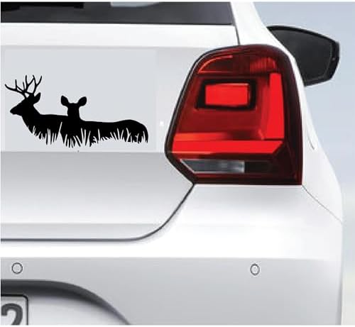 ISEE 360 Wild Animal Deer Car Self-Adhesive Stickers Exterior Window ...